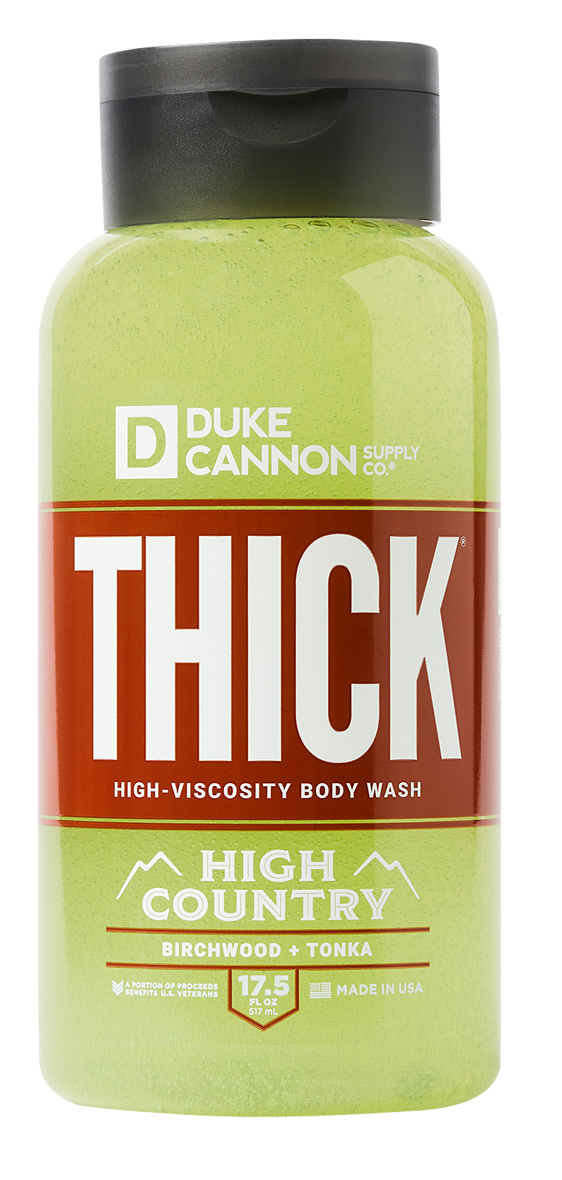 Duke Cannon Supply Co. High Country THICK High-Viscosity Body Wash ...